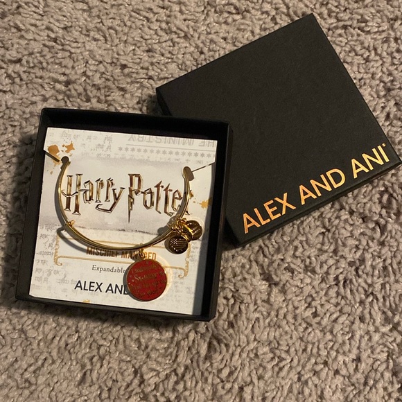 Alex and Ani | Jewelry | Alex And Ani Harry Potter Brand New Gold Tone Bangle | Poshmark